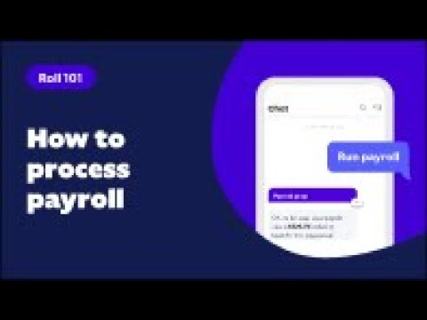 Running payroll