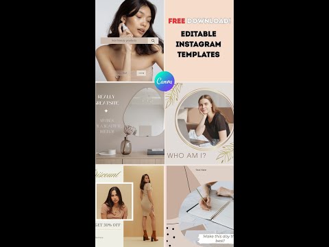 Instagram Biz Kit – 5 Editable Canva Templates for Entrepreneurs & Creators