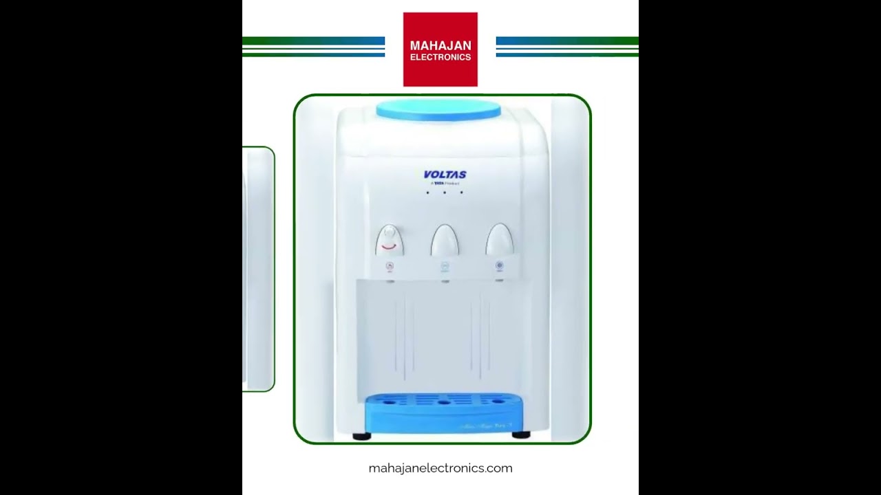 Voltas Mini Magic Pure-T 500W Water Dispenser (White, Hot & Cold, 3 Faucets, Child Lock, 3.2L Coo...