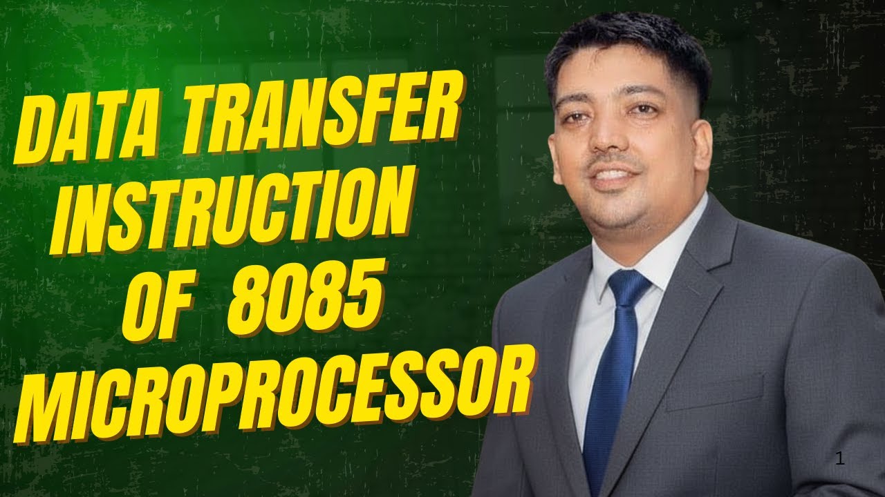 Data transfer instruction of 8085 Microprocessor