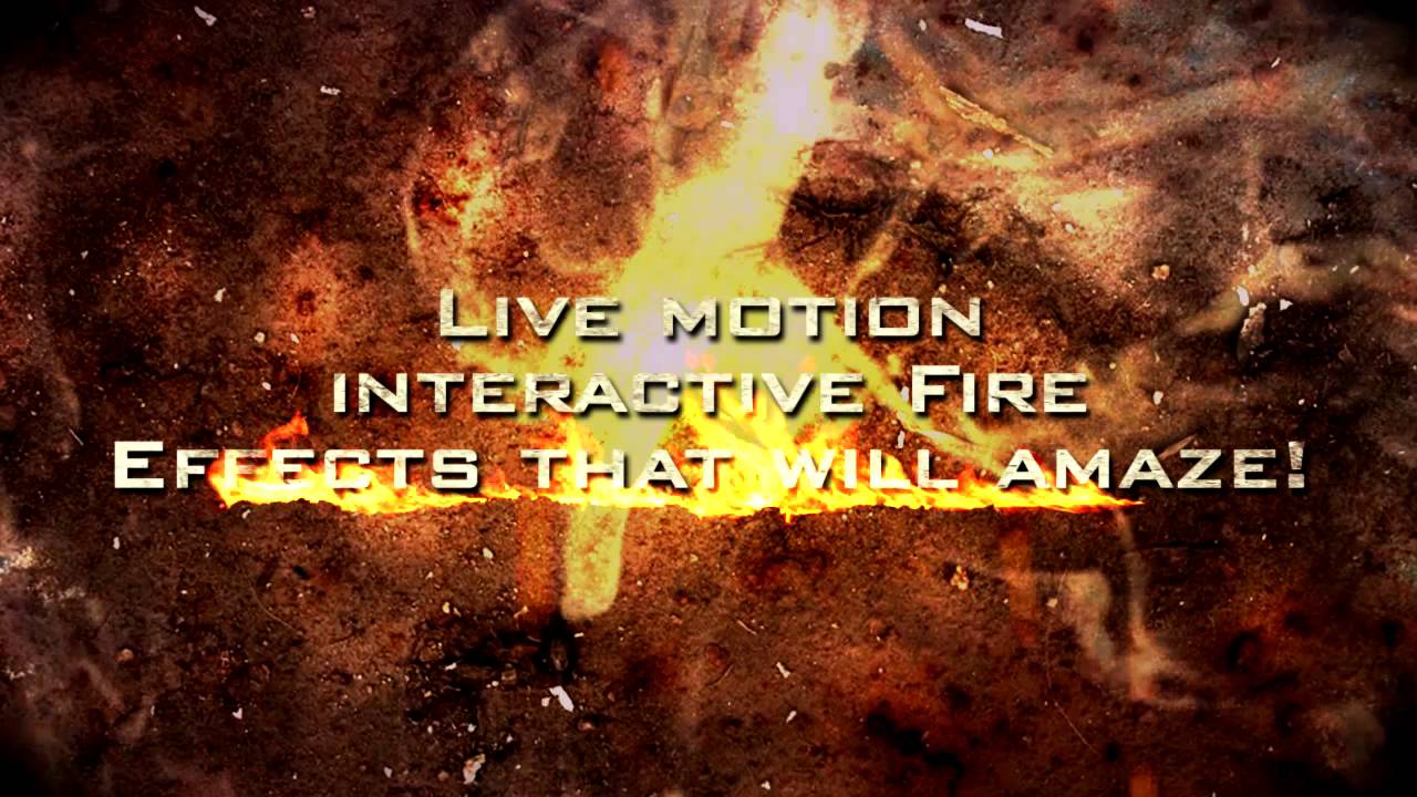 Skull on Fire Color Flame LWP