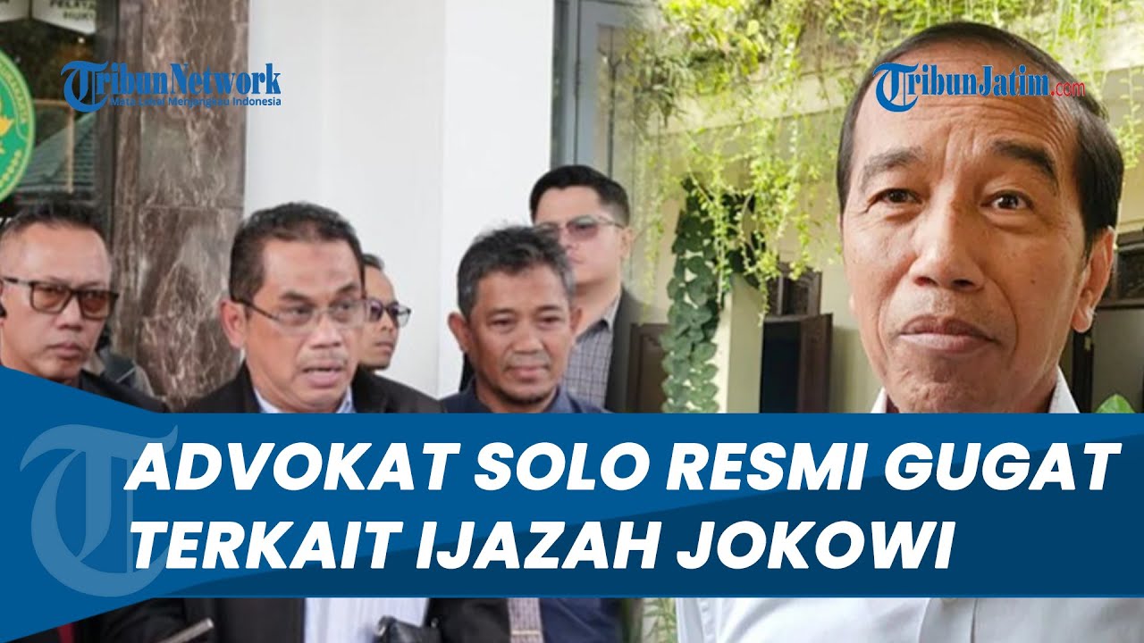 Rekan Seangkatan Jokowi Angkat Bicara Soal Isu Ijazah Palsu! Ijazah SMA Ikut Digugat Advokat ...