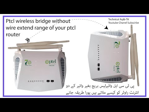 how to make ptcl router wifi bridge|wifi repeater|how increase ptcl router range|Technical Aqib-TA