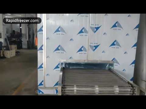 IQF Ultra-low Temperature Tunnel Quick Freezer Fast Freezing Equipment for Seafood Poultry and Meat