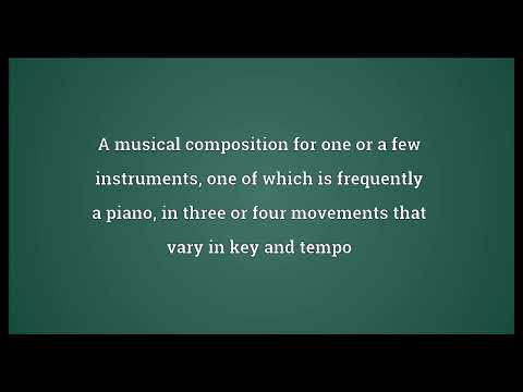 Sonata Meaning