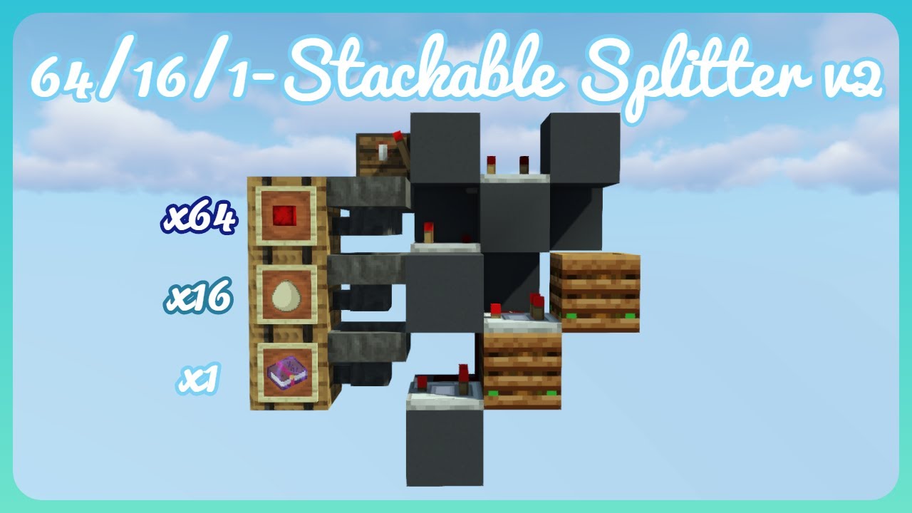 Improved 64/16/Un-Stackable Item Splitter