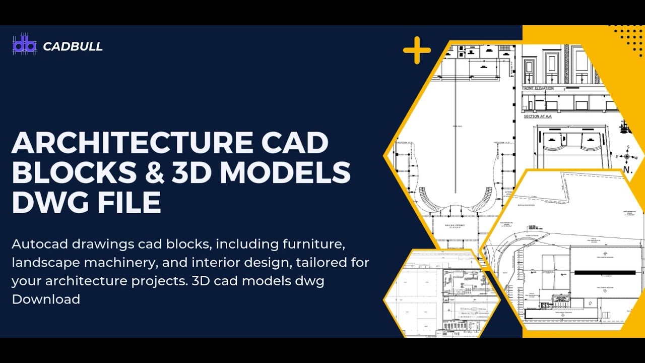 Ultimate Collection of Architecture CAD Blocks & 3D Models - Free DWG Download