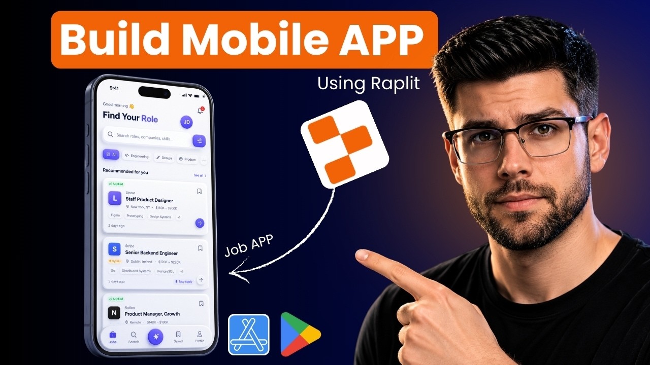 Build Mobile APP using AI | No Coding | Replit AI Full Tutorial for Beginners