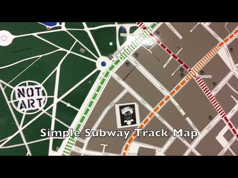MBTA Track Maps at the Winter Street Concourse
