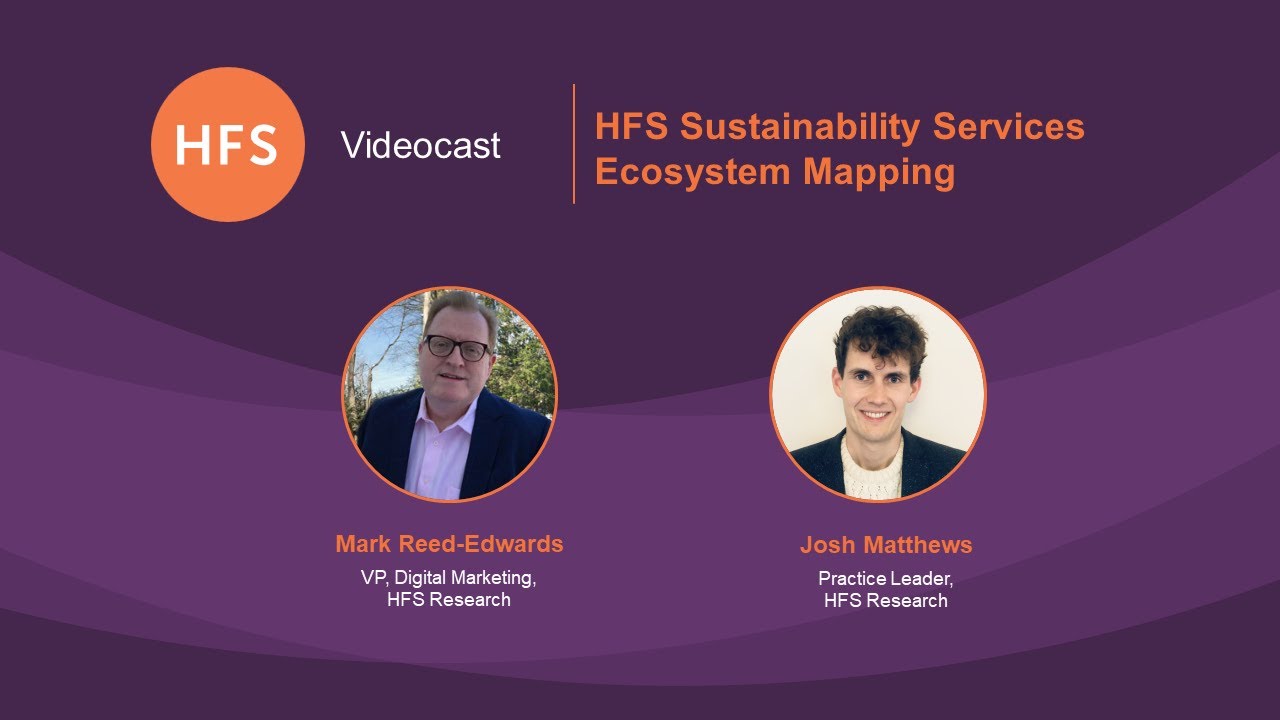 HFS Sustainability Services Ecosystem Mapping