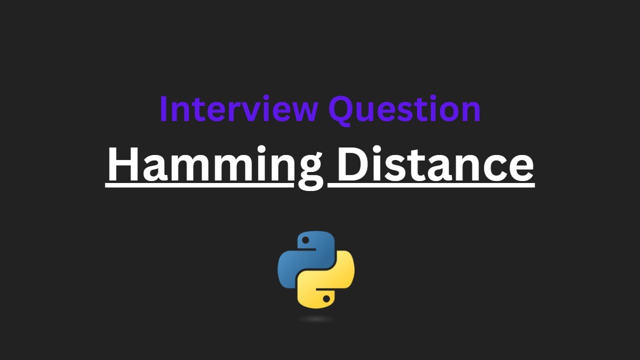 Hamming Distance - Leetcode 461 - Python