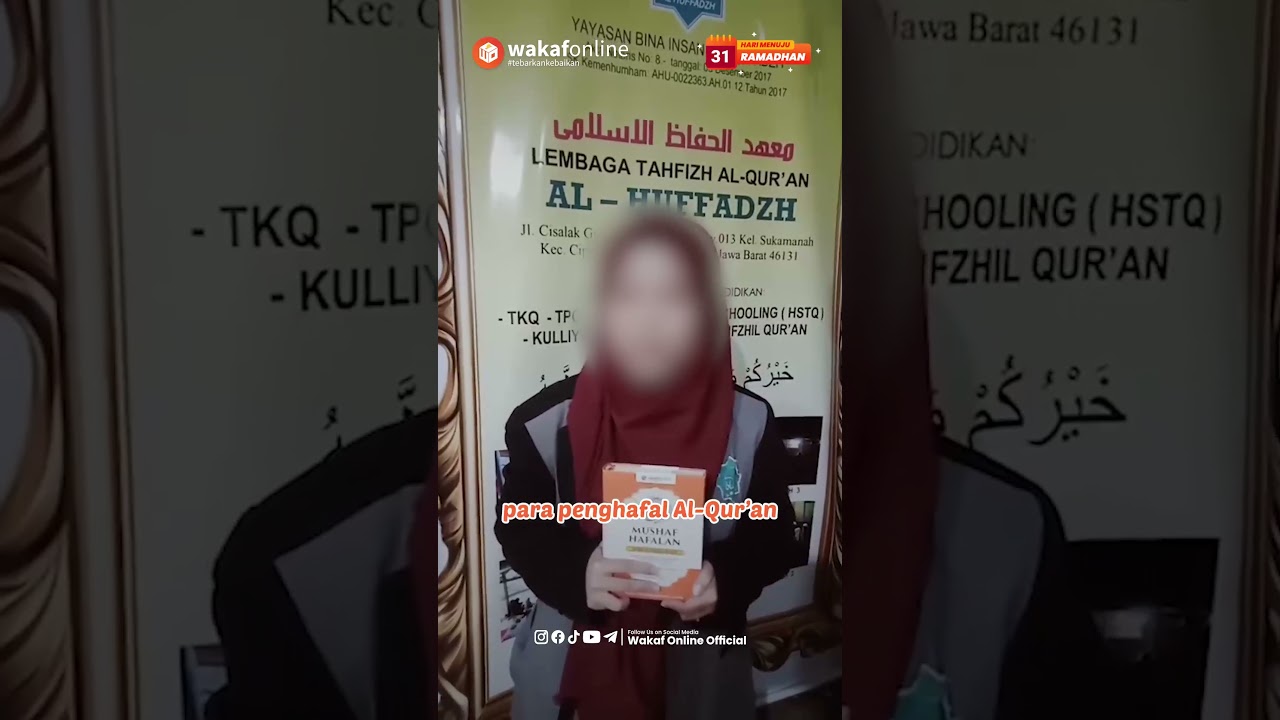 Kami berikan Al-Quran terbaik khusus untuk hafalan santri.