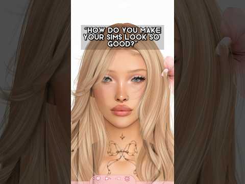 how i make my sims look so good! π³ | the sims 4 #thesims4 #sims4 #shorts