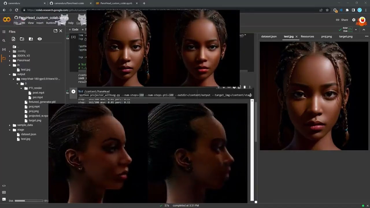PanoHead: Geometry-Aware 3D Full-Head Synthesis in 360∘