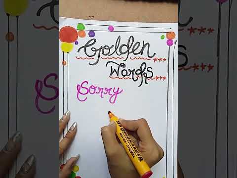 Golden Words✨| Magic Words | Golden words in english | five golden words #shorts
