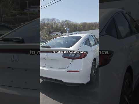What's the difference between the Honda Civic sedan vs hatchback?