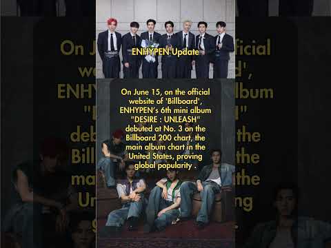 ENHYPEN proving global popularity 🥰 #kpop #enhypen #kpopidols #shorts