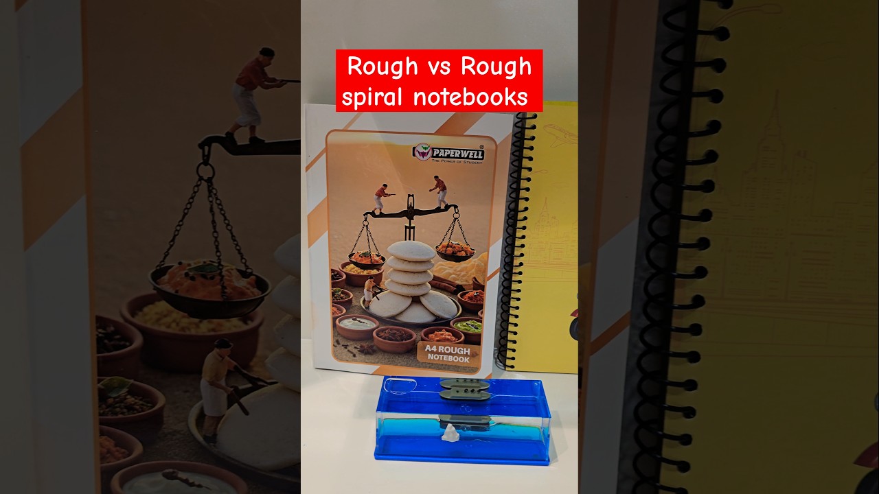 Rough vs Rough spiral notebook paperwell