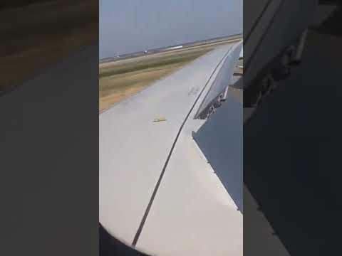 Landing at Nice Côte d’Azur airport (sorry for the bad filming)