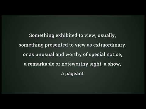 Spectacle Meaning