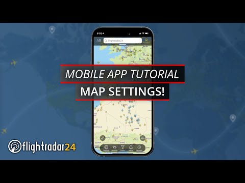 Tutorial: navigating Flightradar24 Map Settings