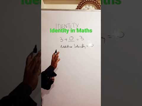 #Identity in Maths