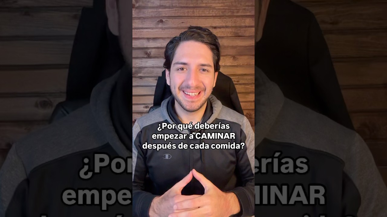 ¿Por qué deberías empezar a caminar después de cada comida?