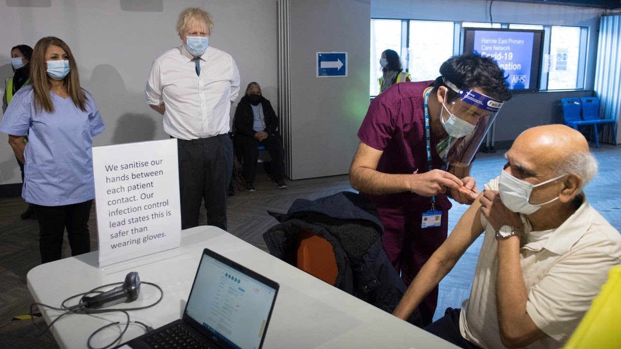 UK sets jab record with nearly 900,000 vaccinated in 24 hours