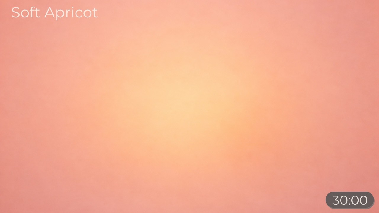 Soft Apricot Gradient 4K - Warm Peach Aesthetic Background Loop for Filming & Photos
