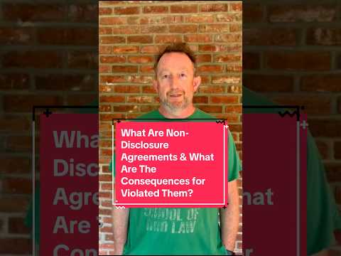 Non-Disclosure Agreements (NDAs) explained! #NDAs #LegalContracts #Confidentiality #ProtectYourself