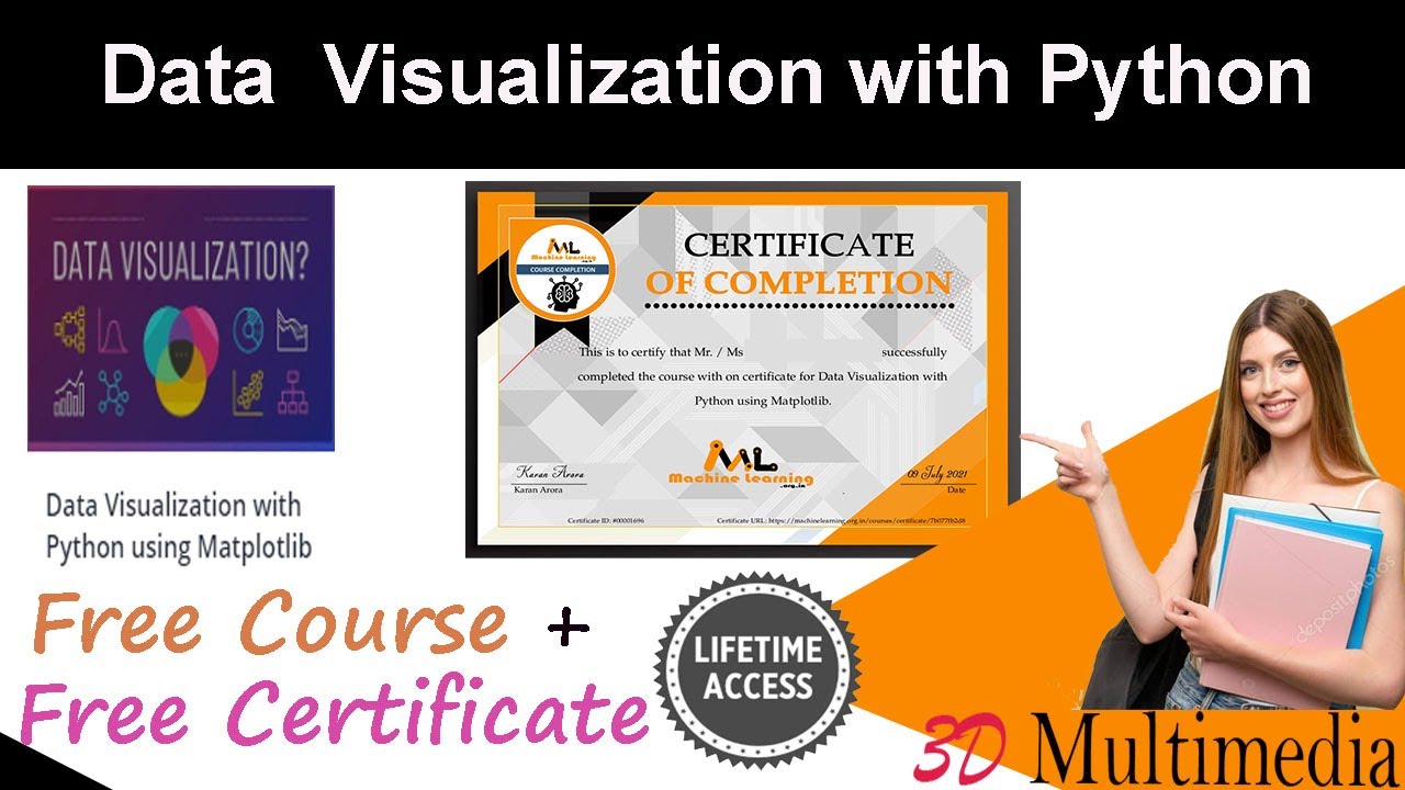 Data Visualization with Matplotlib | Python Free Course with Certificate | Machine Learning