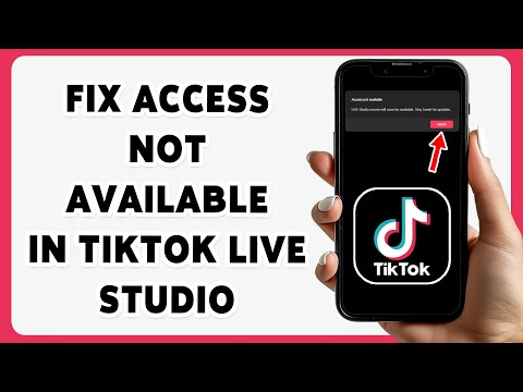 How To Fix Access Not Available In TikTok Live Studio 2025 | Resolve TikTok Studio Issues