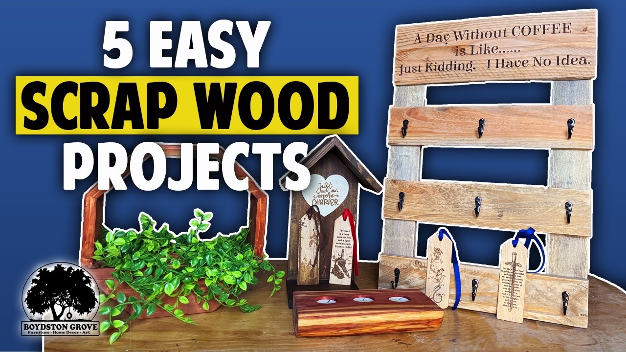 5 Easy Woodworking Projects You Can Make With Scrap Wood
