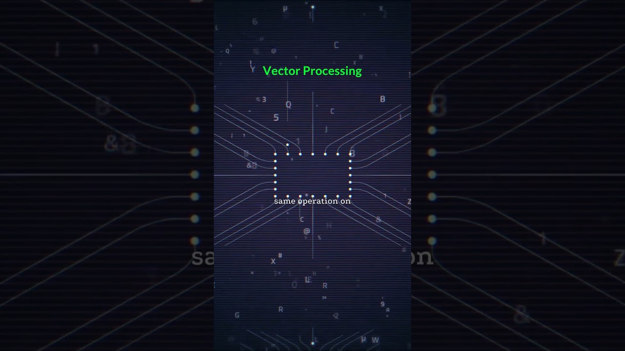 Vector Processing in CPU Architecture  #computerscience #coding
