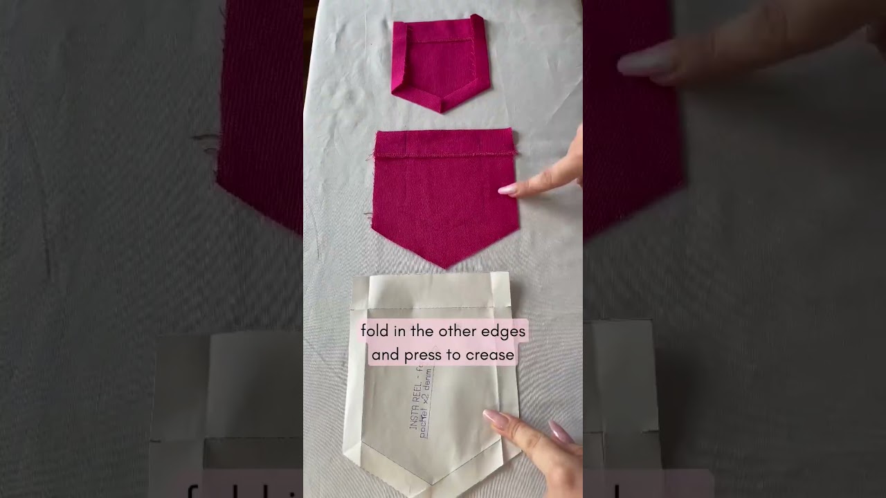 how to - sew a patch pocket #sewinghacks #sewingtutorial #sewing #patchpocket