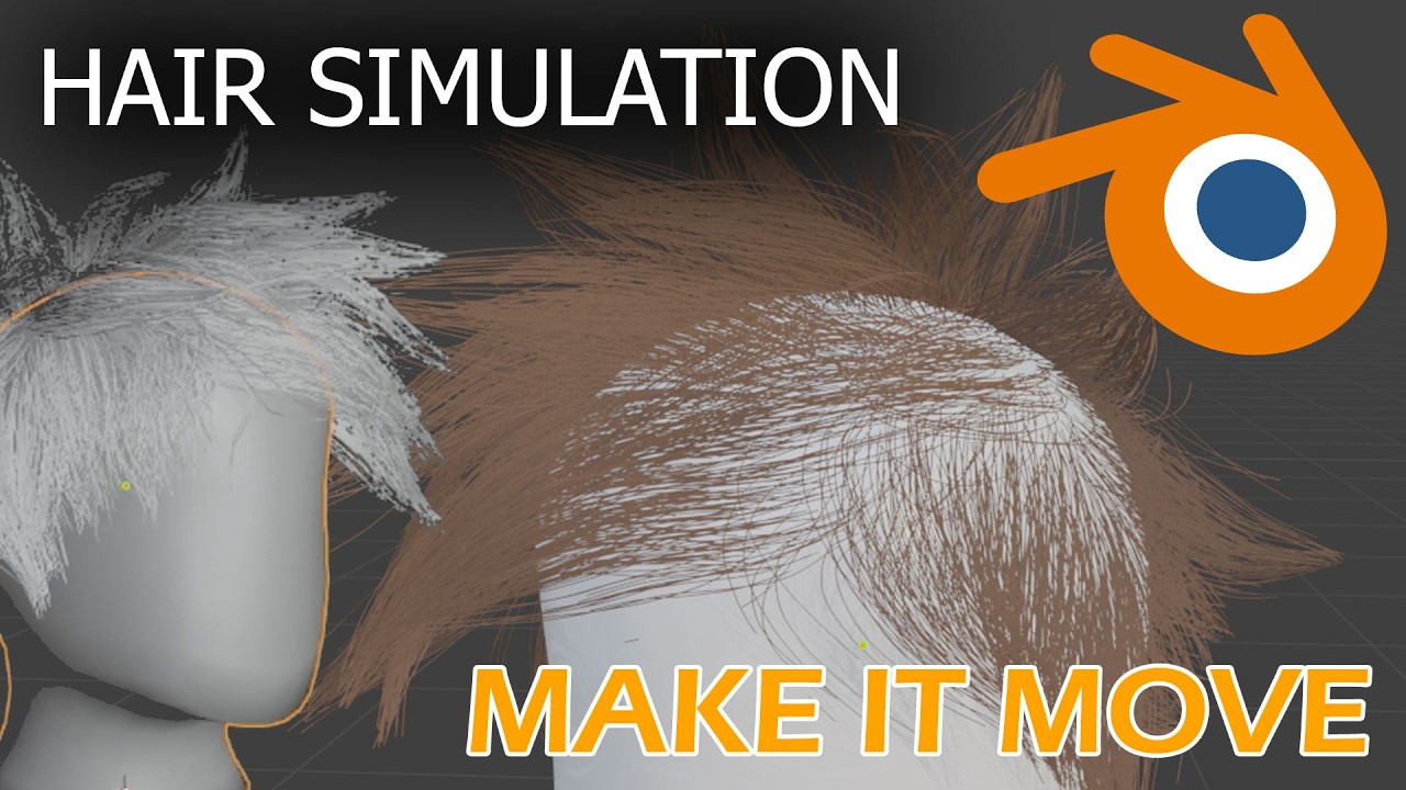 Simulating Geometry Node Hair Using Blender’s Hair Dynamics