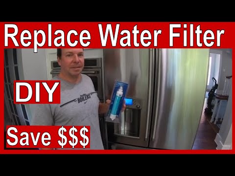 How to Replace a GE Cafe Refrigerator RPWFE Water Filter