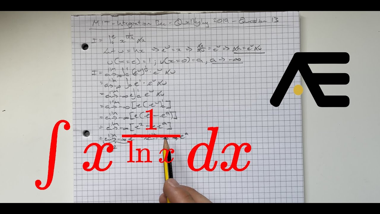 MIT Integration Bee - Qualifying 2019 - Question 13