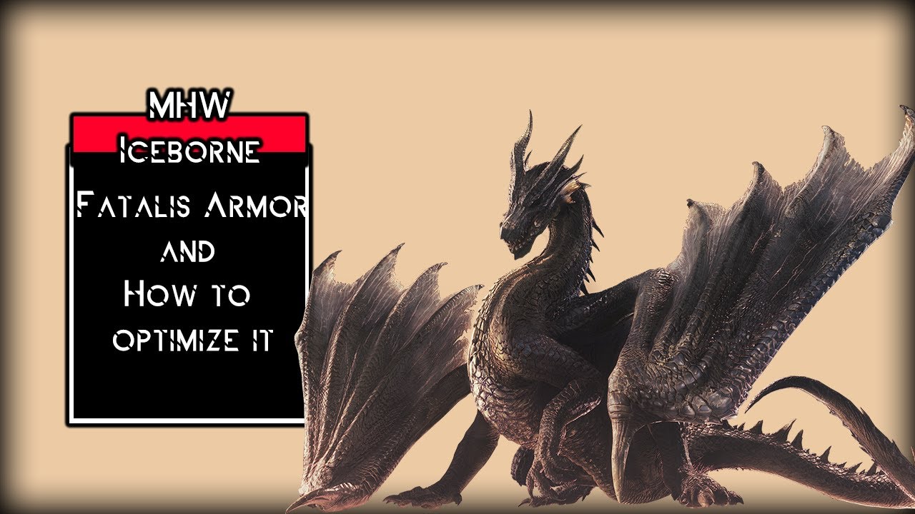Fatalis armor set & set optimization | Monster Hunter World Iceborne