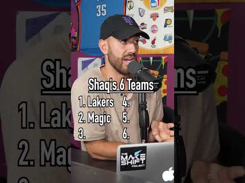 Can You Do It?! Name All 6 Teams SHAQ Played For! #shorts #podcast #shaq #nba #finals #basketball