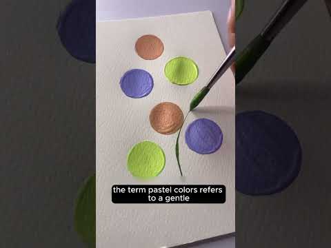 Pastel Color Facts in art