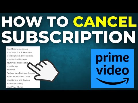 How To Cancel Subscription In Amazon Prime Video (2025)