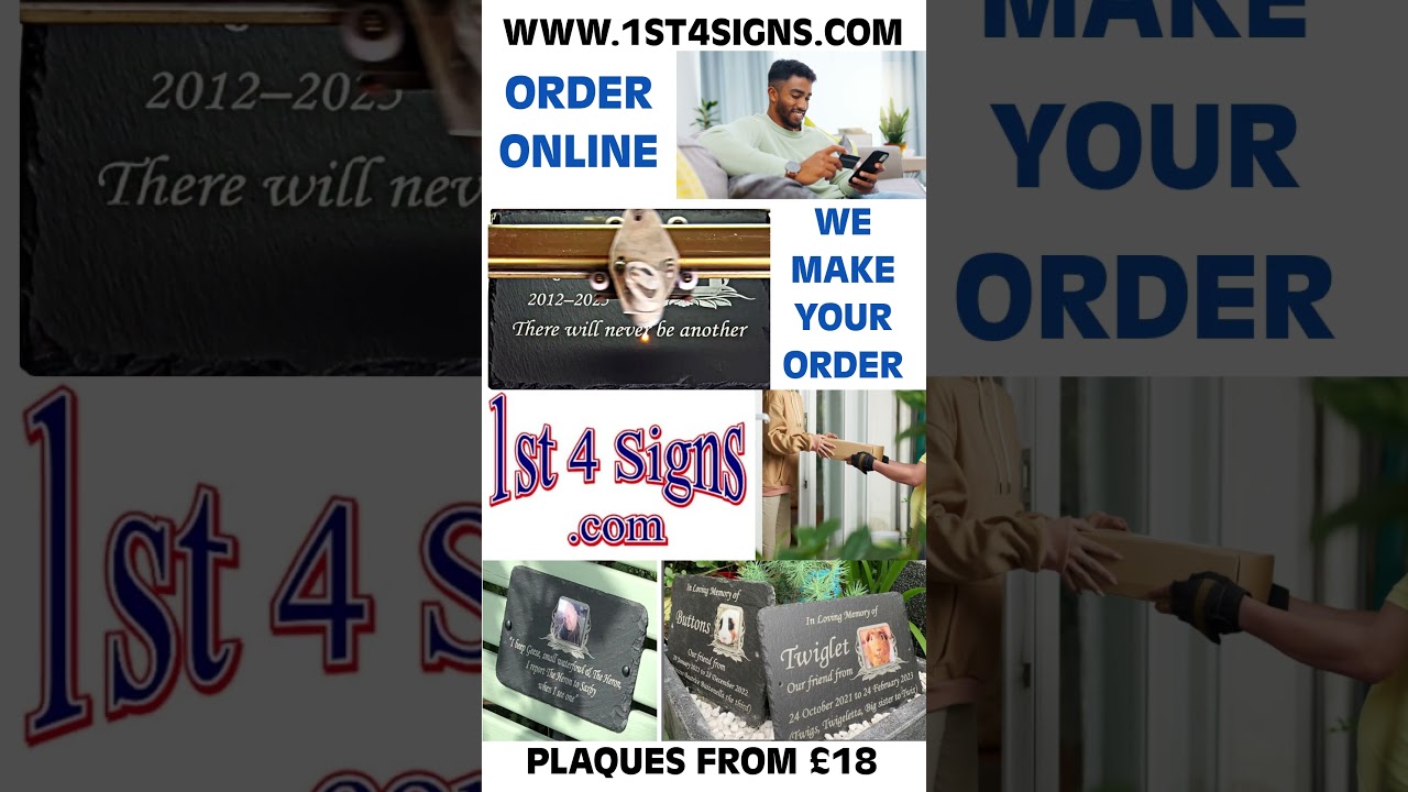 Personalised Memorials by 1st 4 Signs
