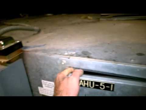 Very worn motor Pulley Sheaves causing belt slap
