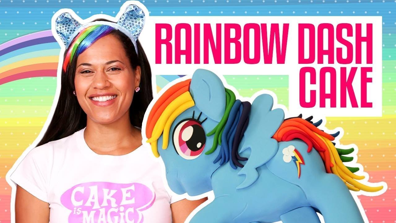 How To Make A RAINBOW DASH MY LITTLE PONY out of CAKE | Yolanda Gampp | How To Cake It