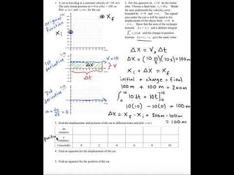 Constant Velocity Means Zero Acceleration (Calc-based)