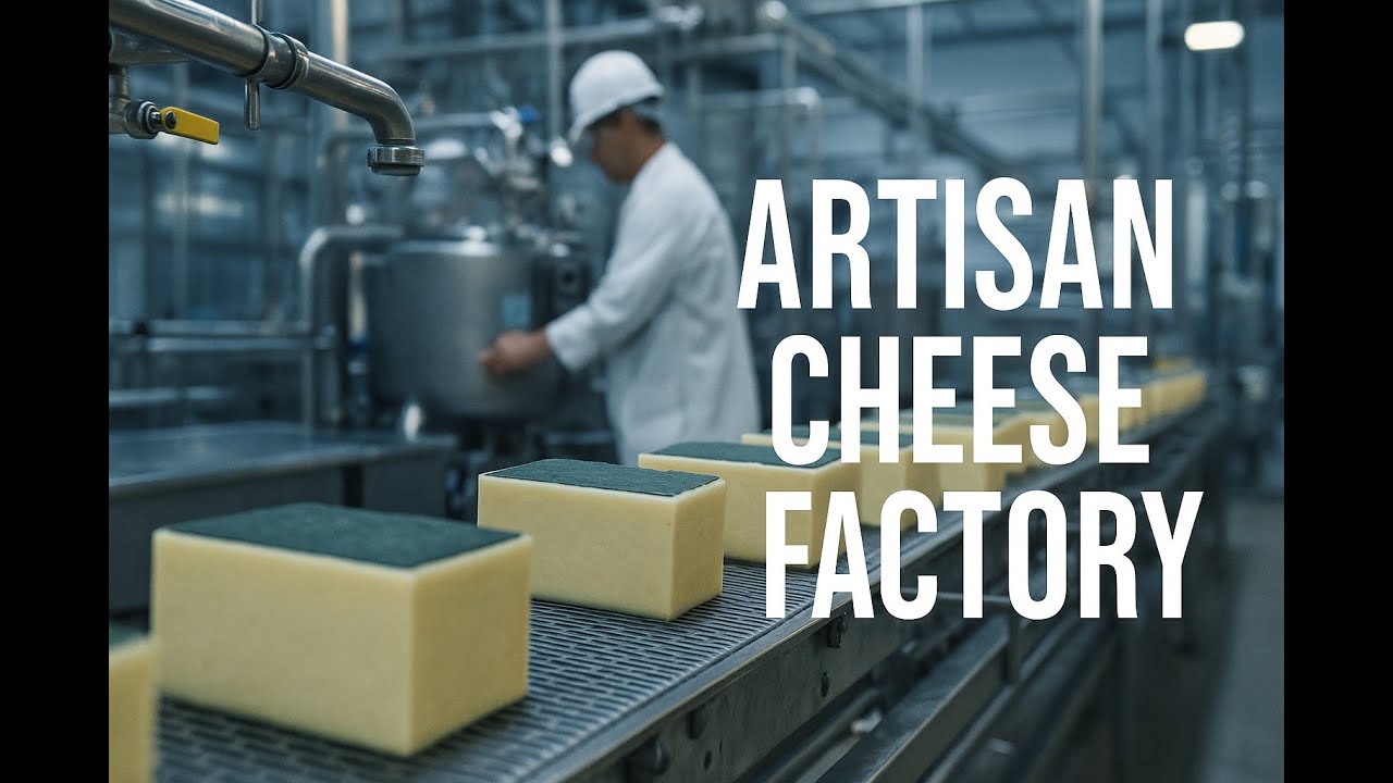 Artisan Cheese Factory  - How this cheese is made - Step by Step