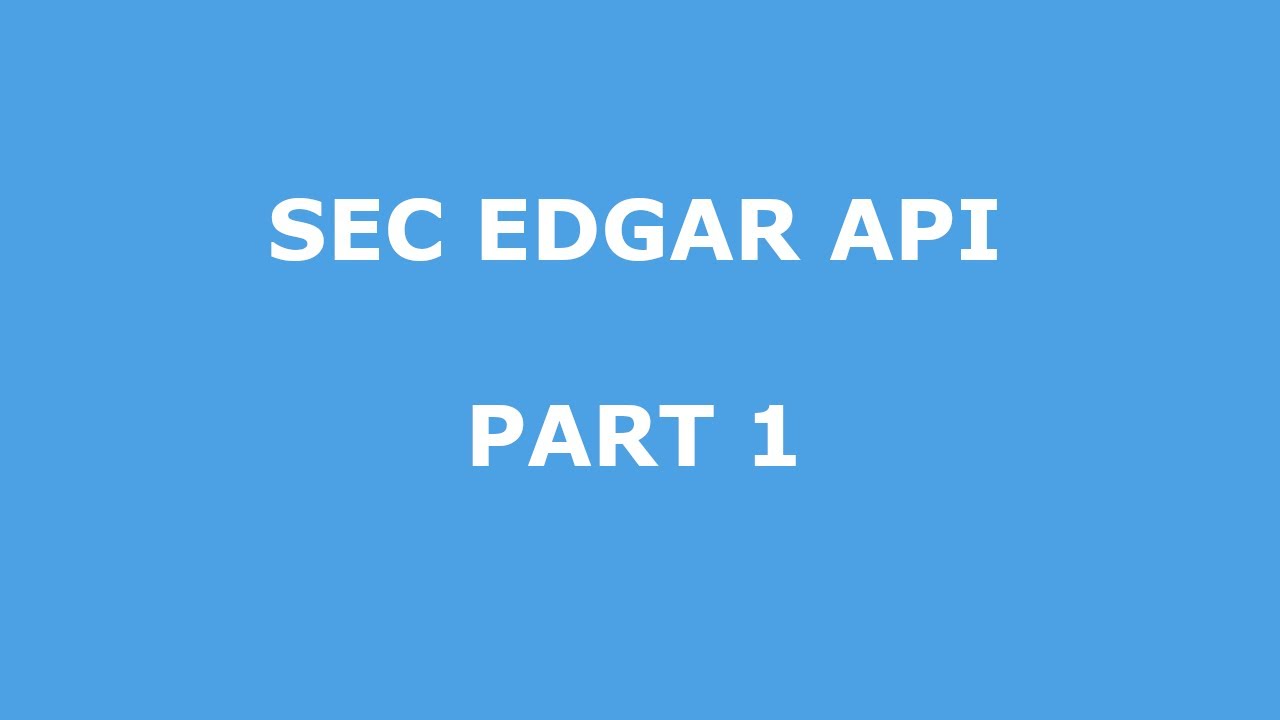 Get Any CIK Using The SEC API in Python