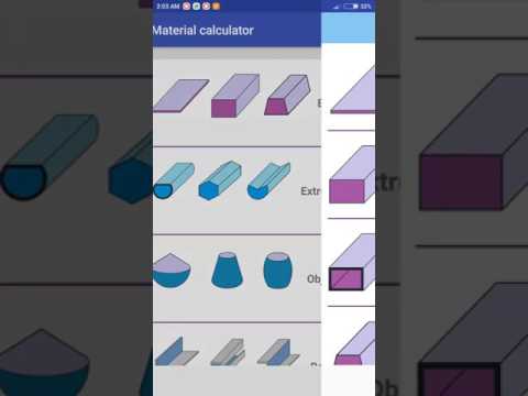Apps | How to solve a regular polygon Metal Calculator: Weight/area