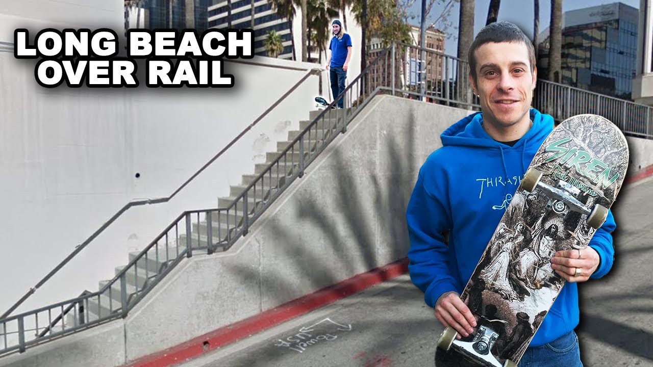 Skating the Long Beach Over Rail in 2023!? Feat. Nick Merlino - Spot History Ep. 12